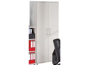 4260267322413 - PETRA - Aktenschrank HxBxT 1851 x 800 x 362 mm lichtgrau kaiserkraft
