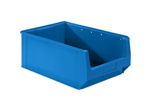 4250633322772 - Sichtlagerkasten pe Volumen 2465 Liter Größe 2 BxTxH außen innen 310x500x200 286x450x186 mm Farbe blau ve 10 Stück