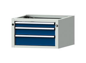 4014641086398 - Unterbauschrank für elektrisch höhenverstellbare Arbeitstische LIFT BxT 570 x 615 mm Höhe 330 mm 3 Schubladen ANKE