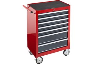 4260563725888 - Werkstattwagen HxBxT 995 x 680 x 458 mm 7 Schubladen rot kaiserkraft