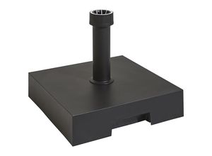 4021224420760 - Schirmständer mit Rolle HxBxT 100 x 400 x 400 mm für Stock-Ø 21 - 54 mm schwarz kaiserkraft