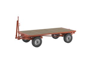 4260267060834 - Schlepperanhänger 4-Rad-Doppel-Drehschemel-Lenkung Tragfähigkeit 5 t Ladefläche 30 x 15 m Luftreifen kaiserkraft