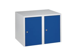 4250618222974 - Aufsatzschrank München 2 Abteile enzianblau Breite 600 mm Wolf