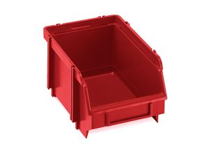 8005646200144 - Sichtlagerkasten selbsttragend LxBxH 165 x 104 x 76 mm VE 60 Stk rot VE 60 Stk kaiserkraft