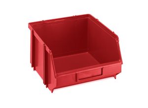8005646200342 - Sichtlagerkasten selbsttragend LxBxH 234 x 218 x 129 mm VE 16 Stk rot VE 16 Stk kaiserkraft