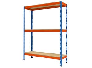 4260288850629 - Großfach-Schwerlastregal Höhe 1981 mm Gesamttiefe 468 mm Breite 1536 mm kaiserkraft