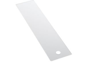 4250633342015 - mauser Staubdeckel für Regalkästen transparent für LxB 500 x 117 mm VE 10 Stk