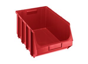 8005646003899 - Sichtlagerkasten selbsttragend LxBxH 610 x 380 x 250 mm VE 4 Stk rot VE 4 Stk kaiserkraft