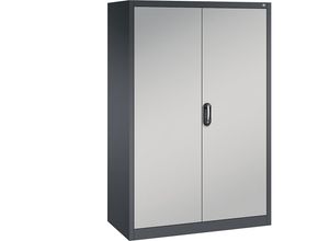4069361487130 - ACURADO Universalschrank BxT 1200 x 600 mm schwarzgrau   weißaluminium C+P
