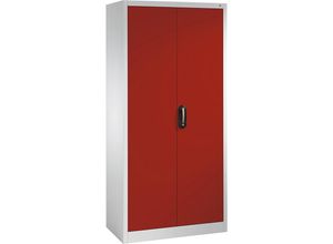 4069361474239 - ACURADO Universalschrank BxT 930 x 400 mm lichtgrau   feuerrot ab 2 Stk C+P