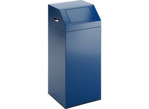 4061753276681 - eurokraft pro Wertstoffsammler selbstlöschend Volumen 76 l BxHxT 380 x 890 x 380 mm enzianblau