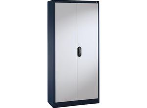 4069361473836 - ACURADO Universalschrank BxT 930 x 400 mm schwarzgrau   weißalu ab 2 Stk C+P