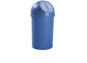 4012086061154 - helit Abfallbehälter the flip 13 Liter Formschöner Push-Mülleimer aus stoßfestem Kunststoff Farbe blau
