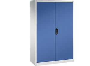 4069361485358 - ACURADO Universalschrank BxT 1200 x 500 mm lichtgrau   enzianblau C+P