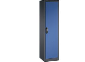 4064615184964 - ACURADO Universalschrank BxT 500 x 500 mm schwarzgrau   enzianblau C+P