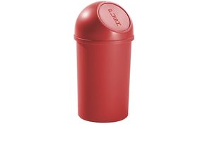 4012086061161 - helit Abfallbehälter the flip 13 Liter Formschöner Push-Mülleimer aus stoßfestem Kunststoff Farbe rot