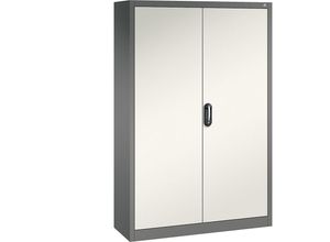 4069361483842 - ACURADO Universalschrank BxT 1200 x 400 mm vulkangrau   perlweiß C+P