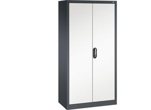 4069361477759 - ACURADO Universalschrank BxT 930 x 500 mm schwarzgrau   reinweiß C+P
