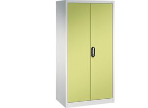 4069361480360 - ACURADO Universalschrank BxT 930 x 600 mm lichtgrau   viridingrün C+P
