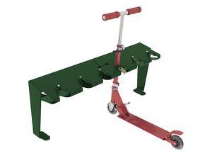 4061753250131 - PROCITY Rollerständer zur Bodenmontage moosgrün