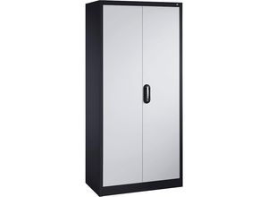 4069361476899 - ACURADO Universalschrank BxT 930 x 500 mm schwarzgrau   weißalu C+P