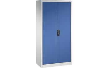 4069361476929 - ACURADO Universalschrank BxT 930 x 500 mm lichtgrau   enzianblau C+P