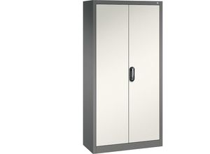 4069361474536 - ACURADO Universalschrank BxT 930 x 400 mm vulkangrau   perlweiß ab 2 Stk C+P
