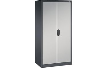 4069361479760 - ACURADO Universalschrank BxT 930 x 600 mm schwarzgrau   weißaluminium C+P
