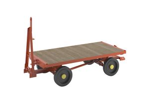 4260267060100 - Schlepperanhänger 4-Rad-Achsschenkel-Lenkung Tragfähigkeit 3 t Ladefläche 20 x 10 m Vollgummireifen kaiserkraft