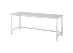 4040376150189 - Arbeitstisch für Arbeitsplatzsystem Serie 900 Höhe 825 - 1025 mm Spanplatte MF-beschichtet Breite 2000 mm RAU