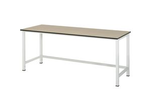 4040376149343 - Arbeitstisch für Arbeitsplatzsystem Serie 900 Höhe 825 - 1025 mm MDF-Platte Breite 2000 mm RAU