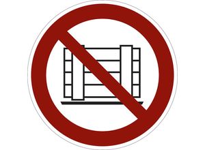4061466064230 - Verbotszeichen Abstellen und Lagern verboten VE 10 Stk Kunststoff Ø 200 mm kaiserkraft