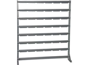 4021508570419 - Kleinteileregal Breite 1020 mm ohne Sichtlagerkästen HxT 1160 x 235 mm kaiserkraft