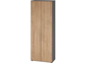 4032062325018 - Aktenschrank 968T6 V968T6 G N BS grafit nussbaum 5 Fachböden 800 x 420 x 2156 cm