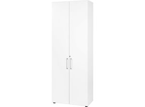 4032062184530 - Schränke Breno 6 OH abschließbar 28 kg je Boden B 800 x T 420 x H 2156 mm weiß weiß