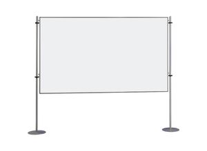 4061753003577 - eurokraft basic Info-Wand einteilig - Stahlblech beschichtet BxH 2000 x 1200 mm