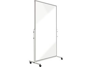 8712752109475 - Mobile Trennwand aus Acrylglas mit 4 Lenkrollen inkl Feststellern HxBxT 1900 x 1260 x 500 mm kaiserkraft