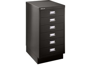 5020073503104 - BISLEY MultiDrawer™ 39er Serie mit Sockel DIN A3 6 Schubladen schwarz