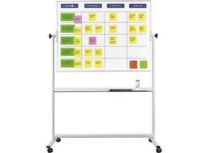 4013695059242 - Scrumboard XL-Set inkl Zubehör Tafel-BxH 1800 x 1200 mm mobil magnetoplan
