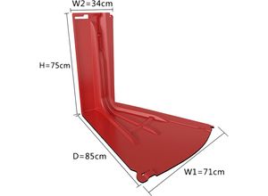 4262512390987 - Hochwasserbarriere Kunststoff LxBxH 900 x 1000 x 750 mm Eckstück außen kaiserkraft