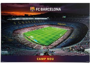 8714597611045 - Poster REINDERS Barcelona - Camp Nou Fußball - Stadion - Spanien bunt (farbe bild(er) mehrfarbig) B915cm H61cm Papier Bilder