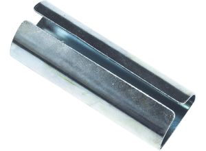 4003018241867 - Gardinenbefestigungen Ersatzteile Verbinder für Gardinenstangen mit Innenlauf I Ø 20 mm Gr 1 silber (silberfarben) 1 Stk Metall Gardinenbefestigungen Serie Einzelprogramm Chicago Ø 20 mm