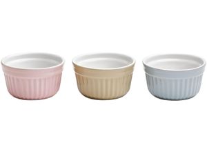4009290184083 - Backform VAN WELL Ragout-Förmchen Ø 10 cm aus Steingut rosa beige grau 3er-Set bunt (mehrfarbig) Ø10cm Steingut Küchenformen backofenfest bis 280 C spülmaschinenfest 4009290184083 - Backform VAN WELL Ragout-Förmchen Ø 10 cm aus Steingut rosa beige grau 3er-Set bunt (mehrfarbig) Ø10cm Steingut Küchenformen backofenfest bis 280 C spülmaschinenfest
