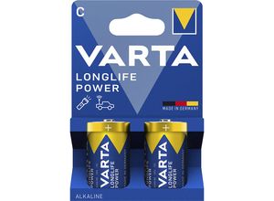 4008496128129 - VARTA Batterien Longlife Power Spannung 15 V besonders langlebig Baby C 2 Stück