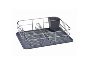 4006974529123 - Geschirrabtropfkorb Grau Silber Metall Kunststoff 395x125x32 cm Abtropfschale Kochen Küchenhelfer Sonstige Küchenhelfer 4006974529123 - Geschirrabtropfkorb Grau Silber Metall Kunststoff 395x125x32 cm Abtropfschale Kochen Küchenhelfer Sonstige Küchenhelfer