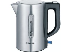 4008146037740 - SEVERIN Wasserkocher WK 3647 Mini Travel - kettle - brushed stainless steel black - Gebürstetes Rostfreies Stahl Schwarz - 1100 W