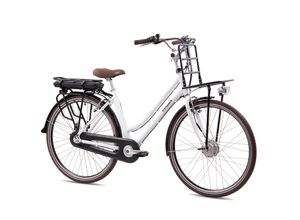 4260282071075 - Sophia E Bike Damen 28 Zoll Elektrofahrrad 155 - 175 cm Hollandrad Tiefeinsteiger weiß