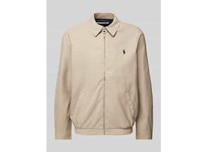 3611580990437 - Windbreaker mit Umlegekragen und Label-Stitching