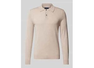 4068444116035 - Slim Fit Strickpullover mit Polokragen