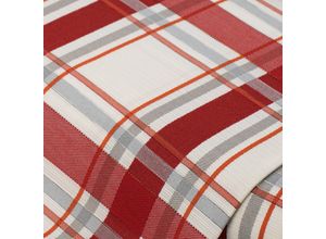 4029863523422 - Jacquard Karo rot grau natur
